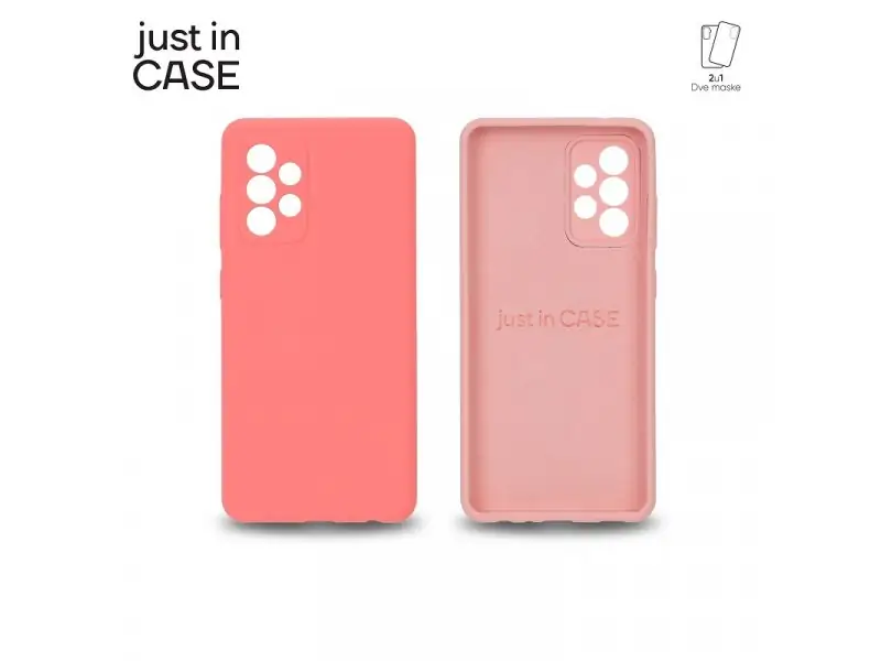 OPREMA ZA MOBILNE TELEFONE JUST IN CASE 2u1 Extra case MIX PLUS paket PINK za A52S 5G | Lirs
