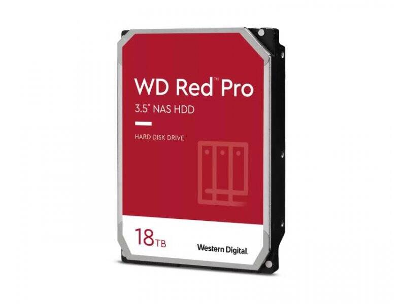 HDD WESTERN DIGITAL 18TB 3.5'' SATA III 512MB 7.200 WD181KFGX Red Pro ...