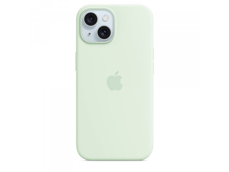 OPREMA ZA MOBILNE TELEFONE APPLE IPhone 15 Silicone Case with MagSafe - Soft Mint ( mwnc3zm/a ...